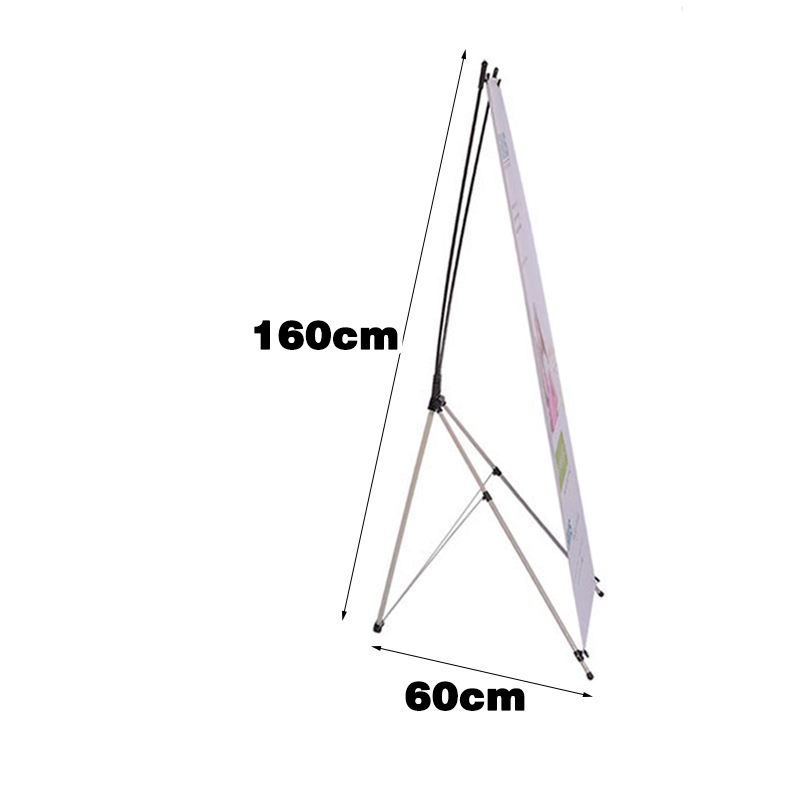 1.6*1.8m X Banner Stand Advertising Display Poster Stand Vertical ...