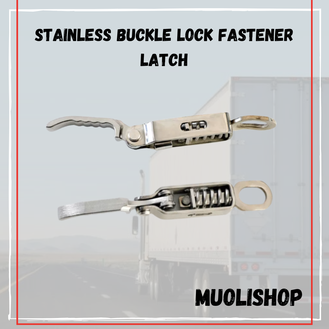 Metal & stainless Buckle Lock Fastener Latch Catch Lockable Truck ...