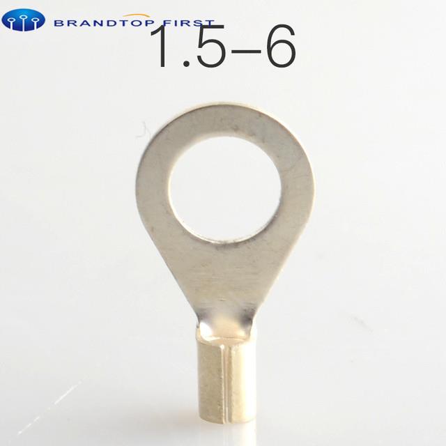 OT1-3 OT1-4 OT2.5-4 Brass Copper Lug Non Insulated Round Circular Nake ...