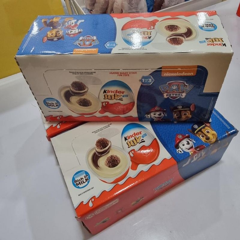 Kinder Joy Chocolate Egg 160g (Surprise Toy GIRL) 8-Crispy Wafer-Balls ...