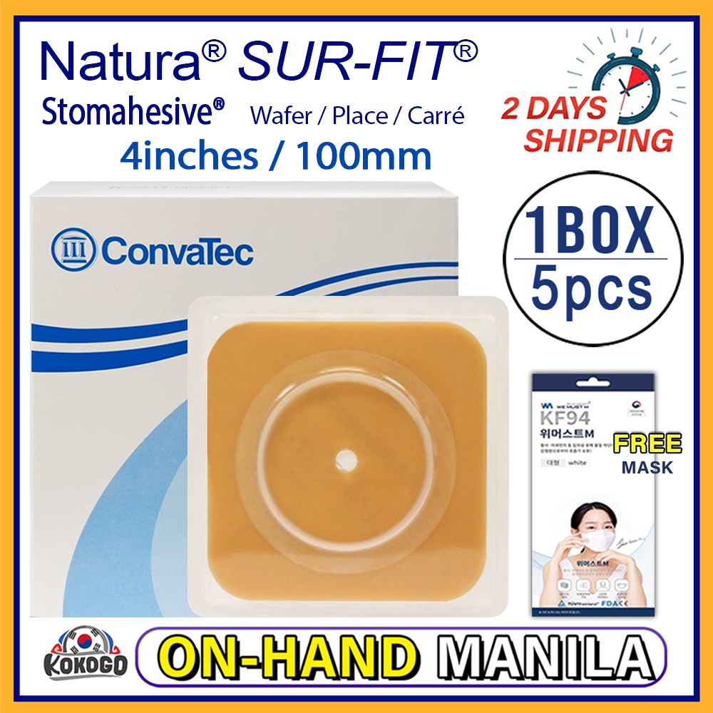 Convatec Colostomy Wafer Moldable Stomahesive Natura Sur-Fit 4inches ...
