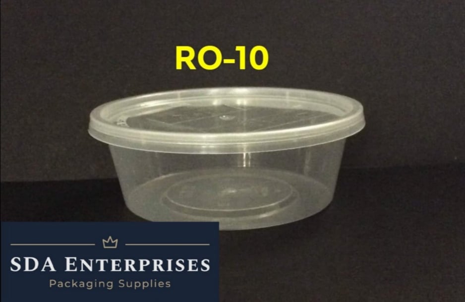 Microwavable Container Round 10oz RO-10 (250ml) 10 pcs/pack | Lazada PH