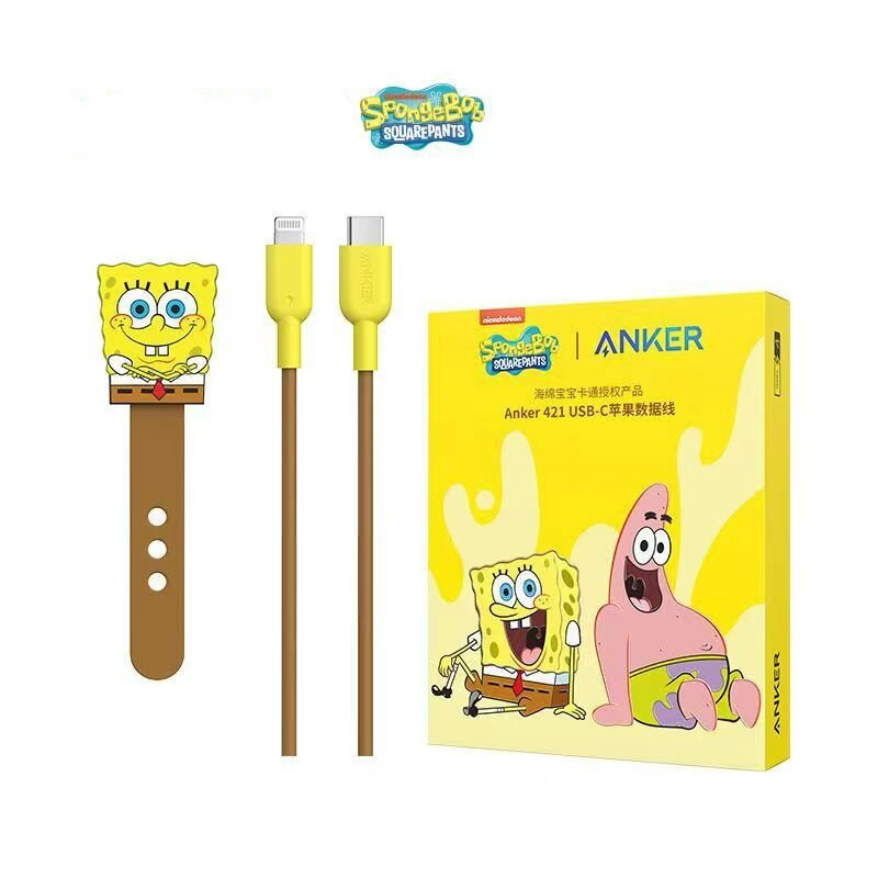 ANKER 421 SpongeBob USB C to Lighting Cable | Lazada PH
