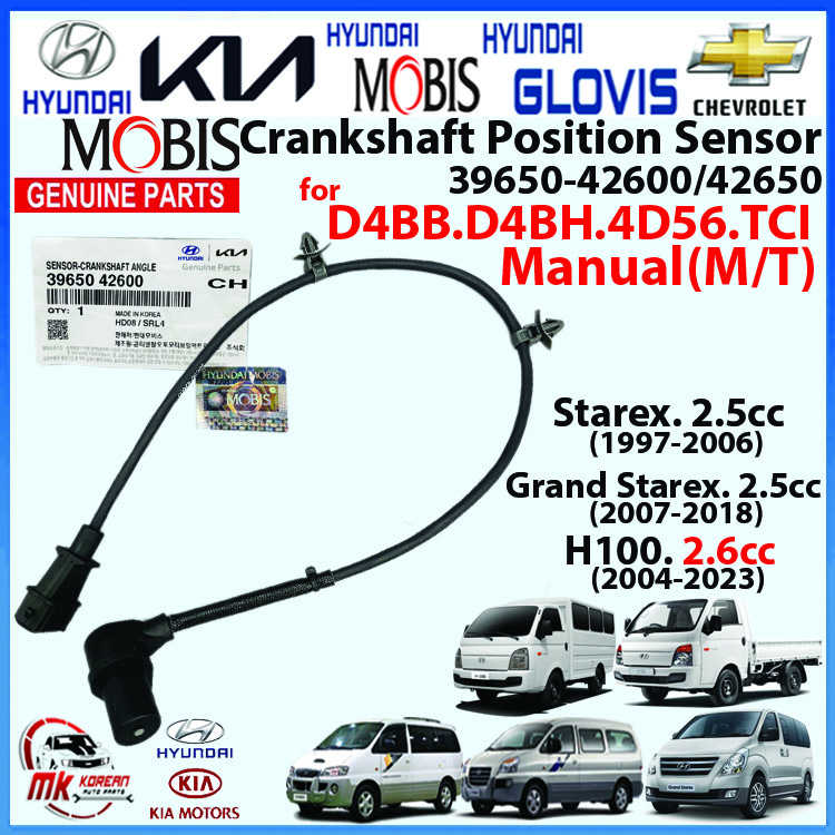[GENUINE] Crankshaft Position Sensor for D4BB.D4BH.4D56.TCI. Automatic ...