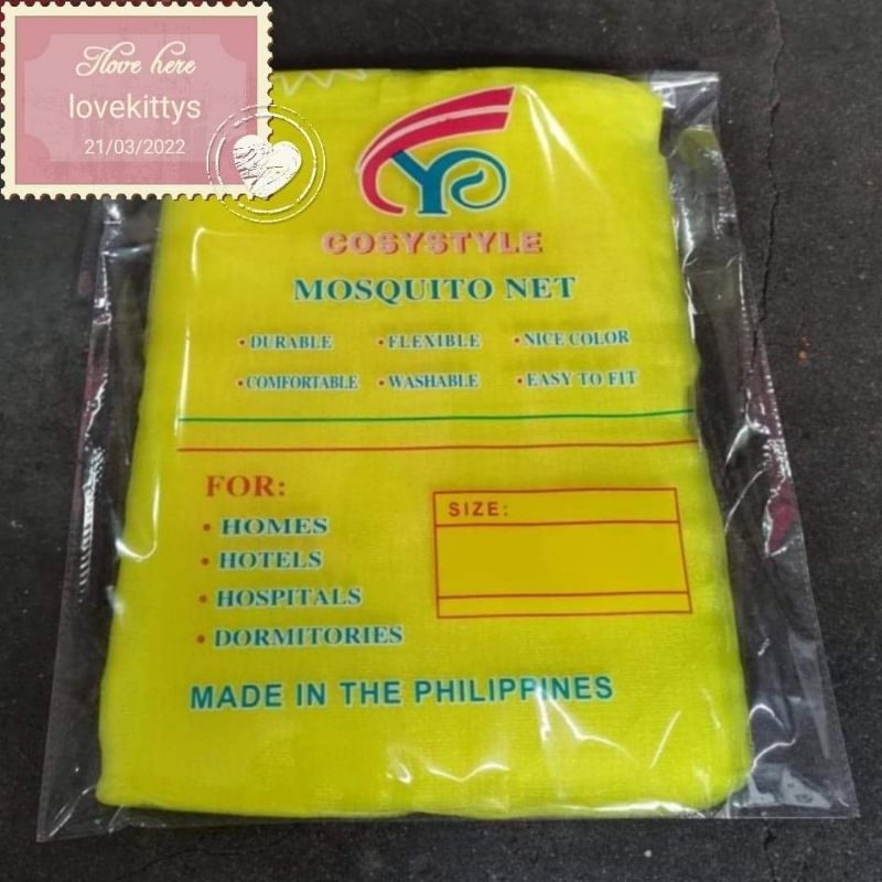 nn7nh0e Lovekittys Nylon Mosquito Net Kulambo or Mosquitonet single to ...