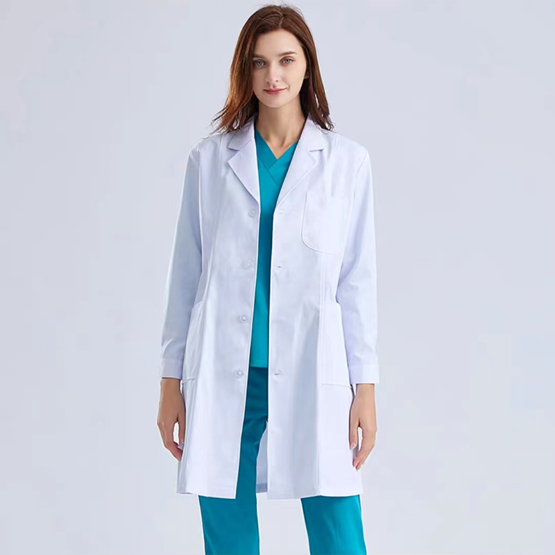 Lab Coat Long Sleeve Lab Coat White White Coat Lab Gown White ...