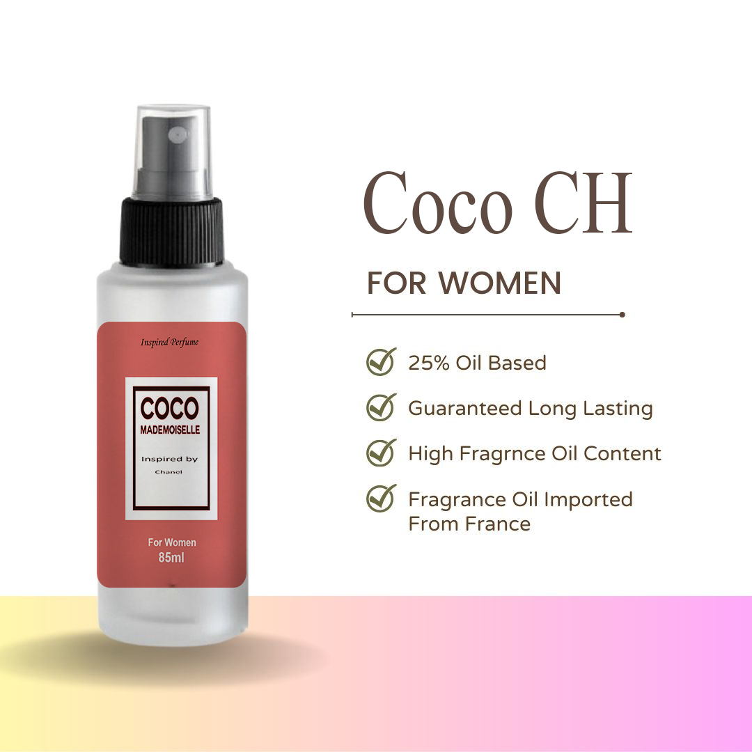 CH COCO Insprd perfume for women 85ml 25%oil based | Lazada PH