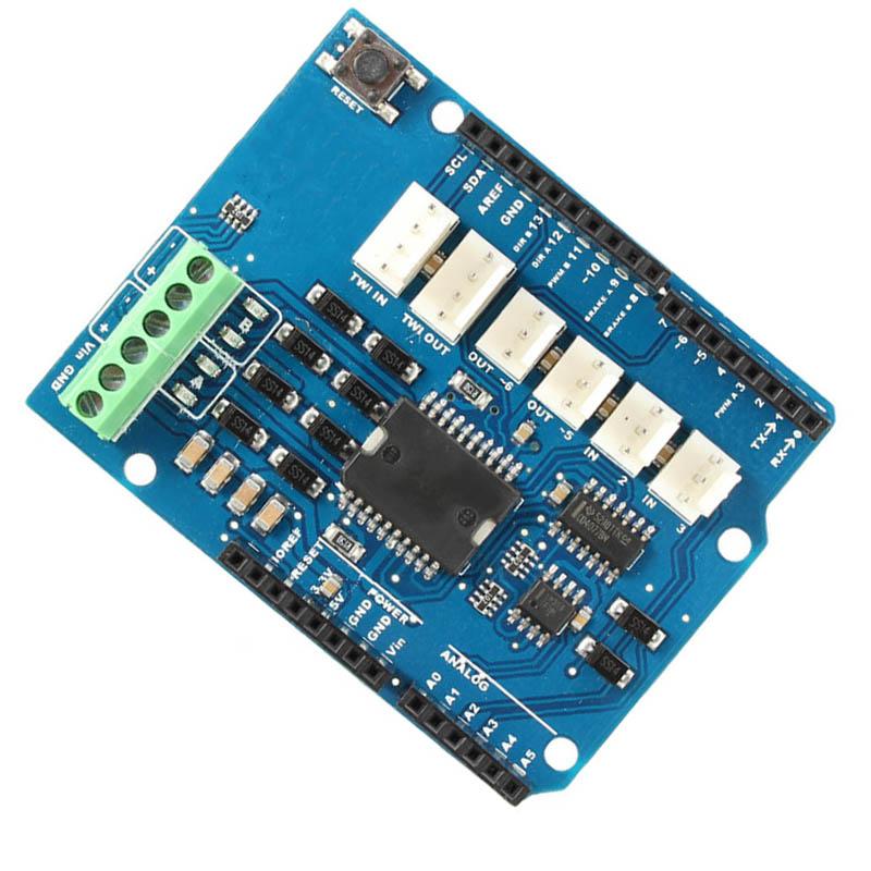 L298P 4A Dual Channel Motor Driver Module Motor Shield R3 For Arduino ...