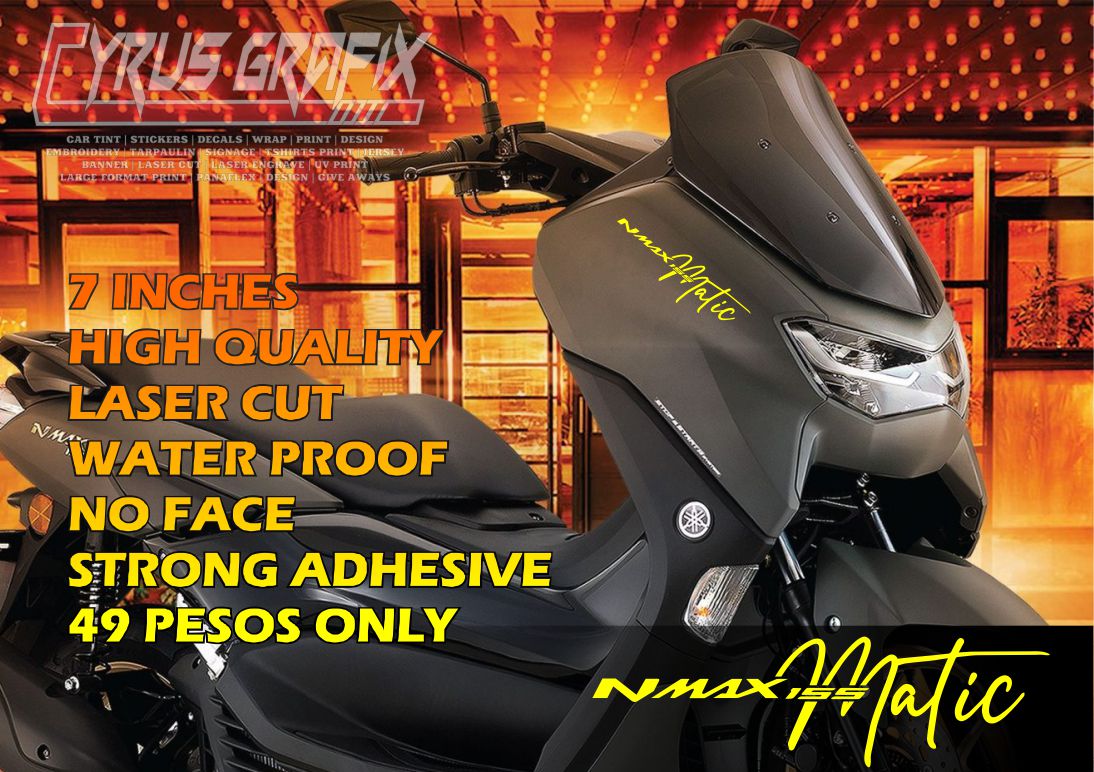 HIGH QUALITY NMAX MATIC CUT-OUT DECALS | Lazada PH