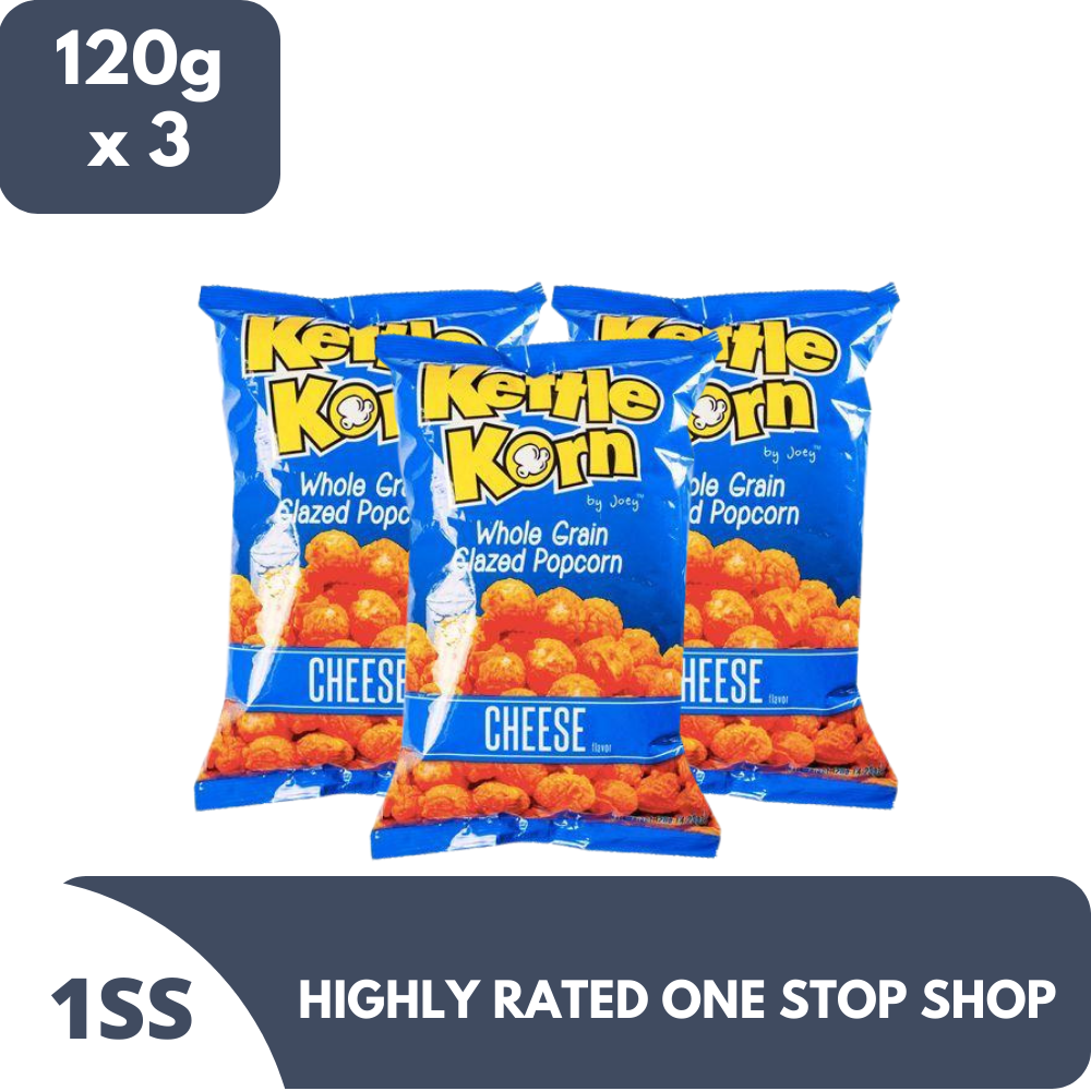 Kettle Korn Popcorn Cheese 120g x 3 | Lazada PH
