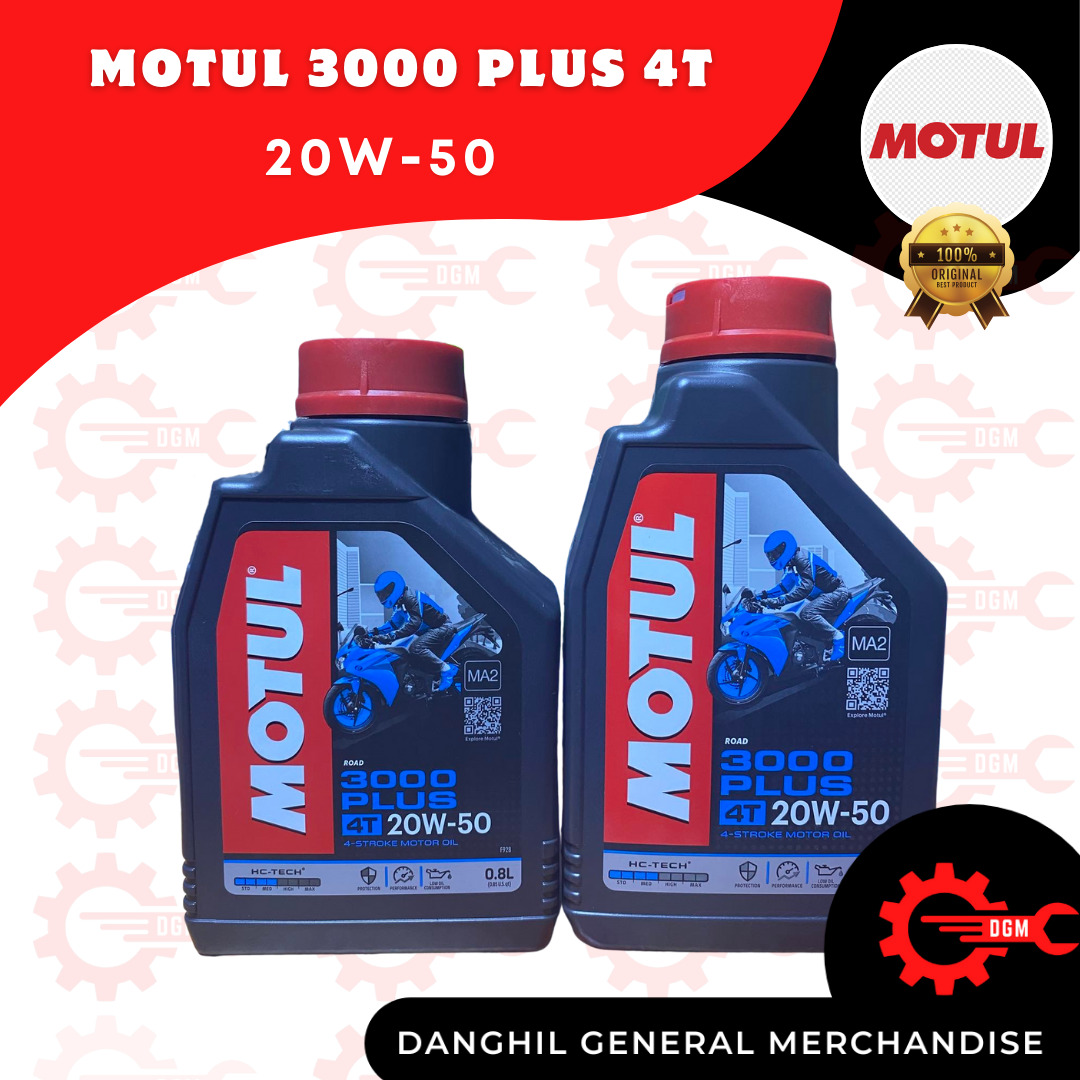 MOTUL Manual 3000 Plus 4T 20W-50 Motor Oil | Lazada PH
