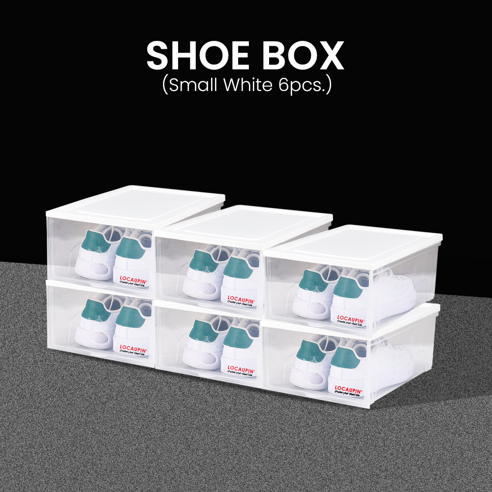 DAU Yvonne Frosted With Lid Shoe Box Cabinet Organizer Dust-Proof ...