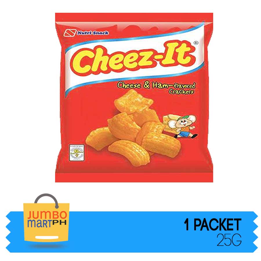 CHEEZ-IT CHEESE & HAM-FLAVORED CRACKERS 25G | Lazada PH