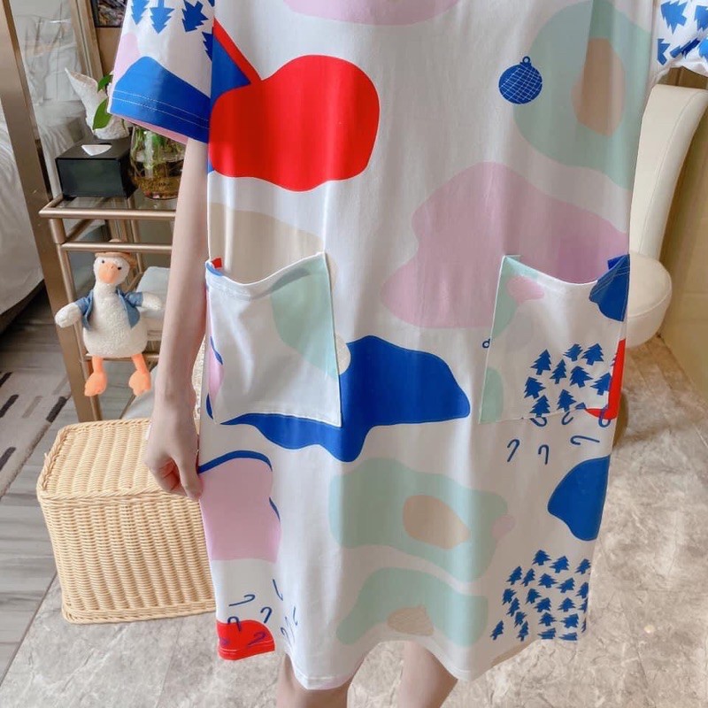 #CAND Korean Cute Cotton Duster Sleepwear Dress Pregnant(COD) | Lazada PH