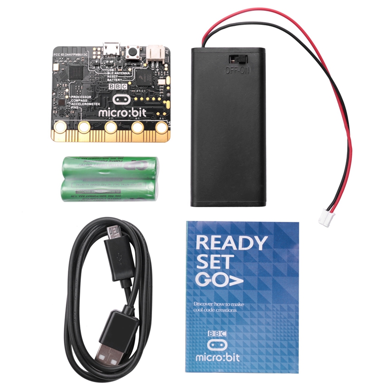 Microbit GO Starter Kit BBC Smart Car kit/Qtruck/python Education Microbit Supports AI And ...