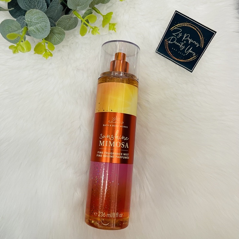 Bath & Body Works Sunshine Mimosa Fine Fragrance Mist | 8 fl.oz./236ml ...