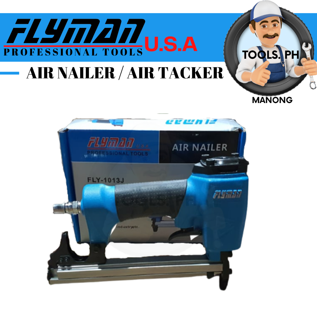 Business01 Flyman Air Nailer Gun Tacker Carpenters Tool Can Be Used To ...