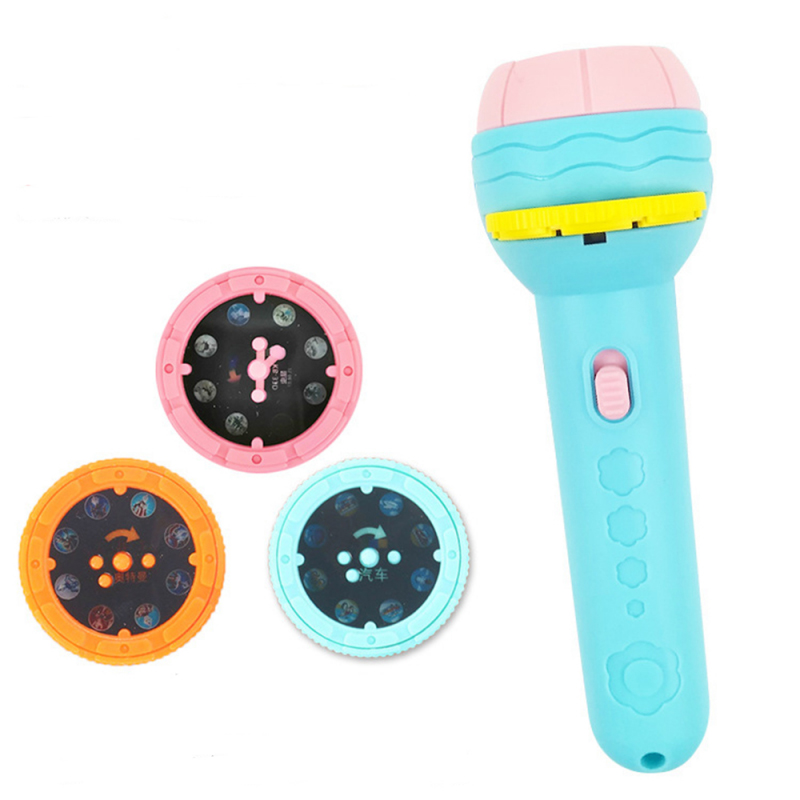 Kids Projection Flashlight with Sleeping Story Book Flashlight ...