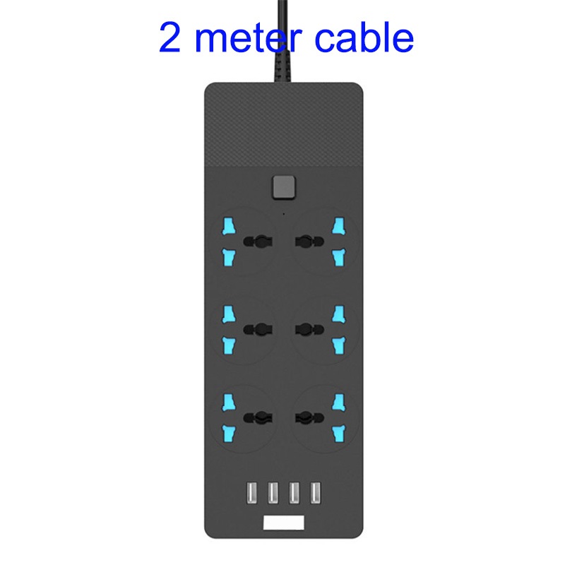 3000W Power Strip Surge Protector Universal Multi Sockets And Multiple ...