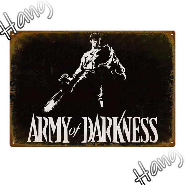 Classic Movie The Evil Dead Metal Vintage Tin Signs for Bar Pub House ...