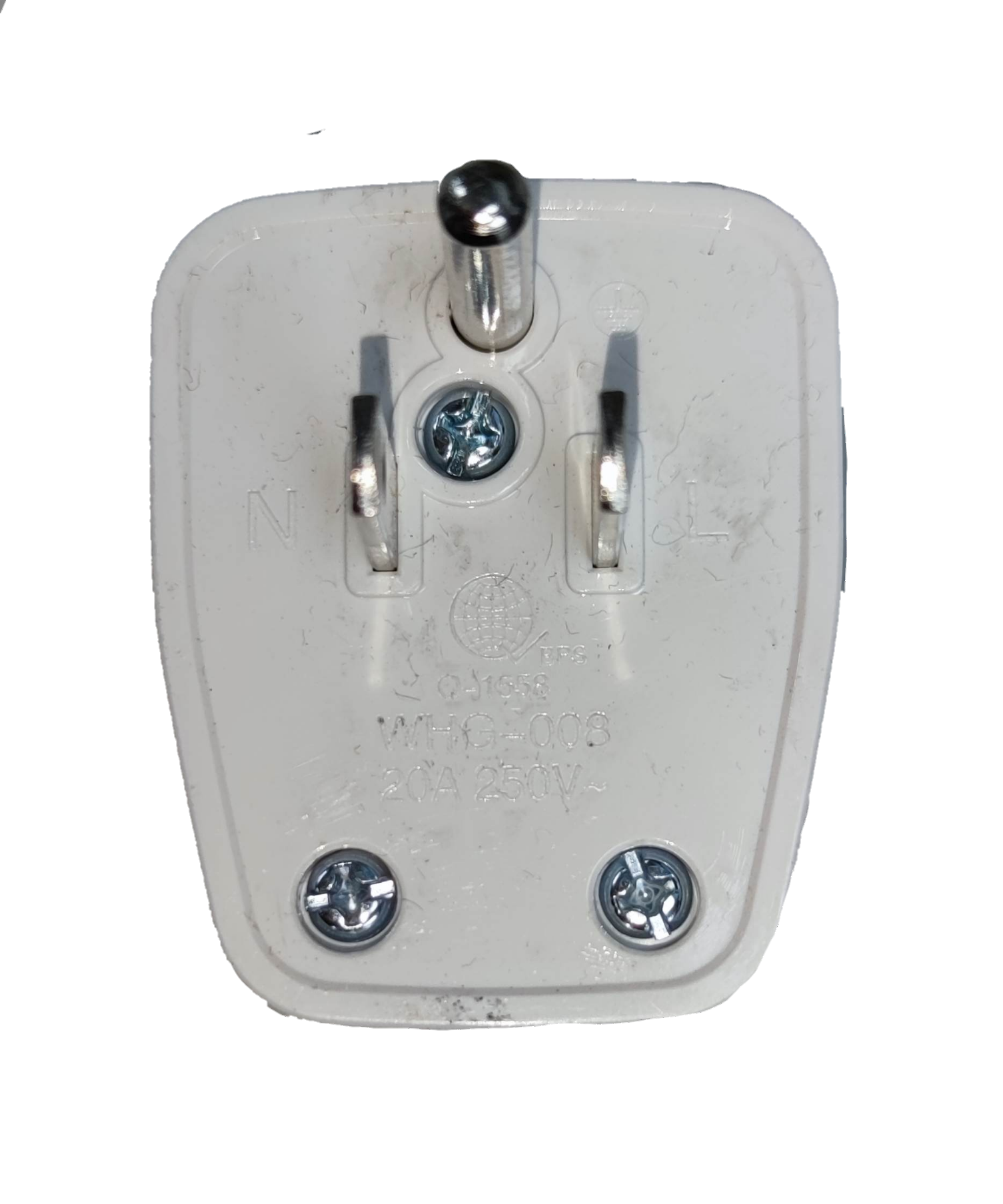 Heavy Duty Plug with Ground 20A 250V, Flat Pin with Ground ( Omni) WHG ...