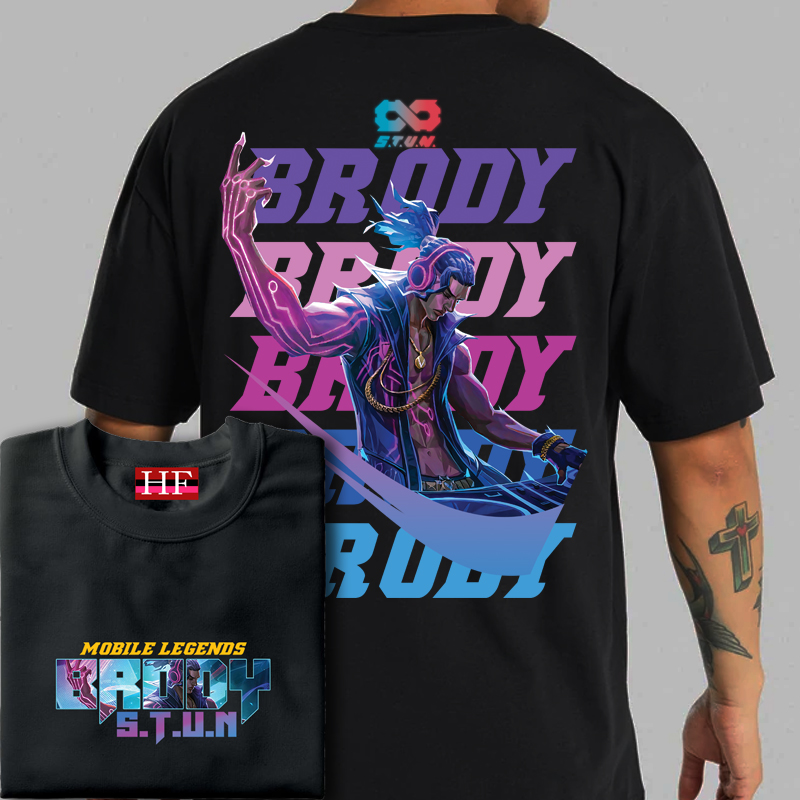 Brody Tshirt Mobile Legends shirt STUN skin mlbb | Lazada PH