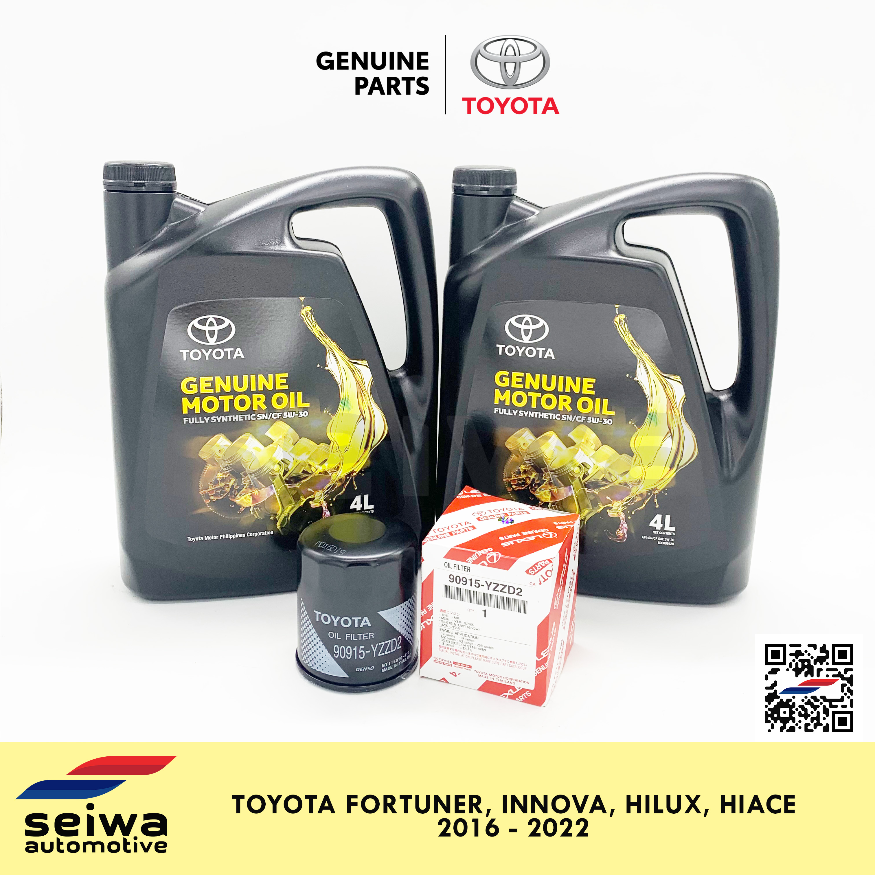 [2016 - 2022] Toyota Innova Change Oil Package - [2016 - 2022] Toyota ...