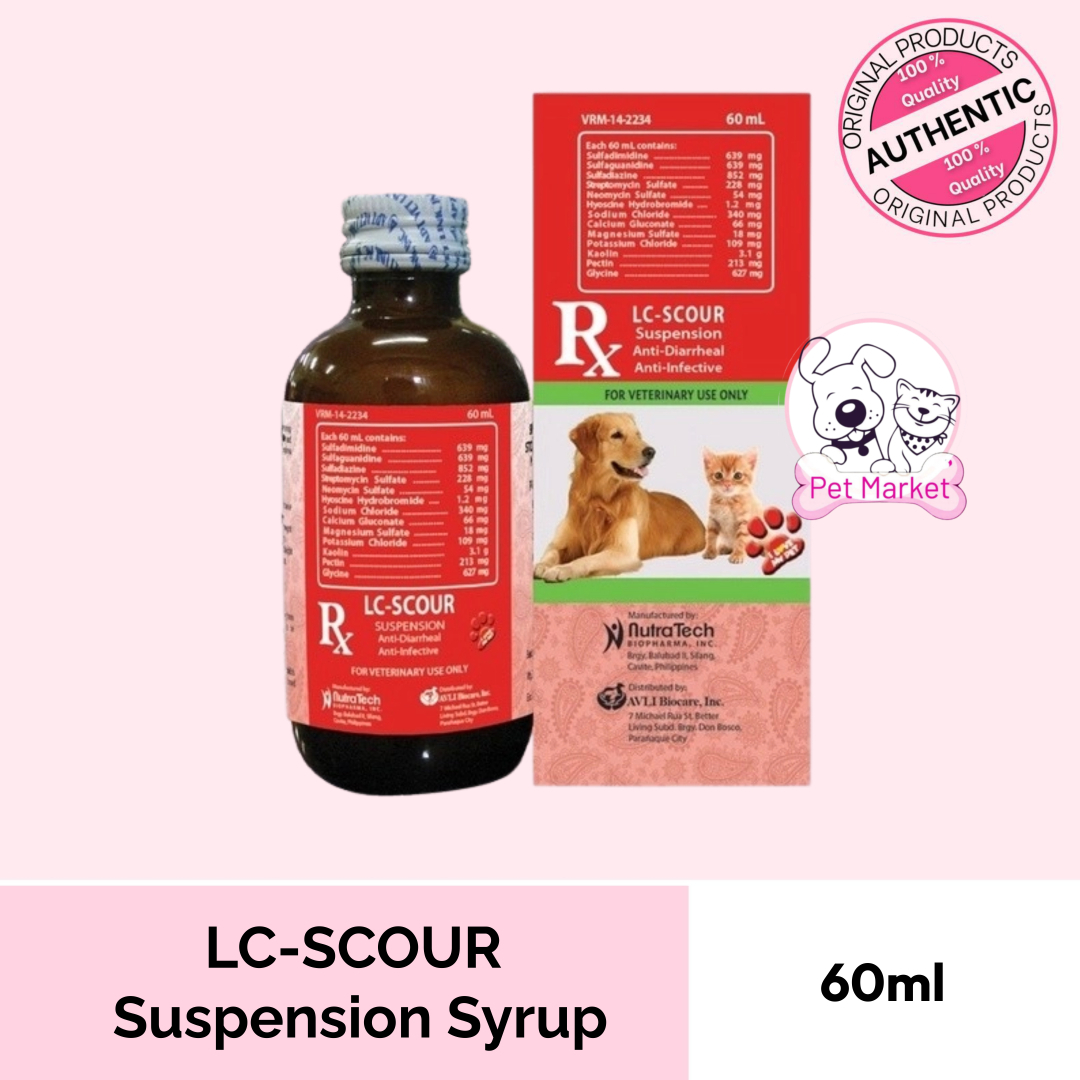 LC SCOUR SYRUP FOR CATS AND DOGS 60ML | Lazada PH