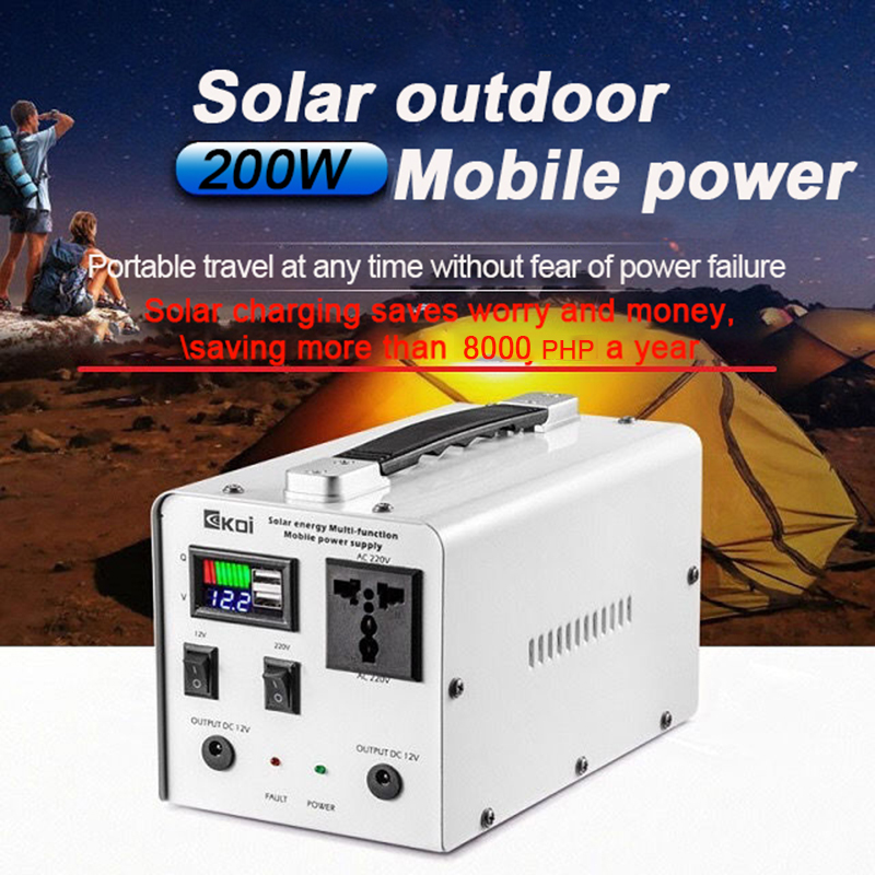 DEKES Power Station 300W Portable Multifunctional Solar Power Station ...