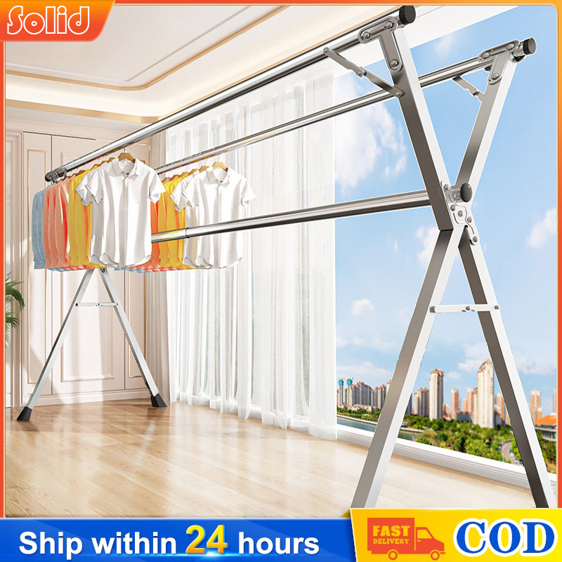 Sampayan Ng Damit Heavy Duty Stainless Steel Adjustable Clothes Hanging ...