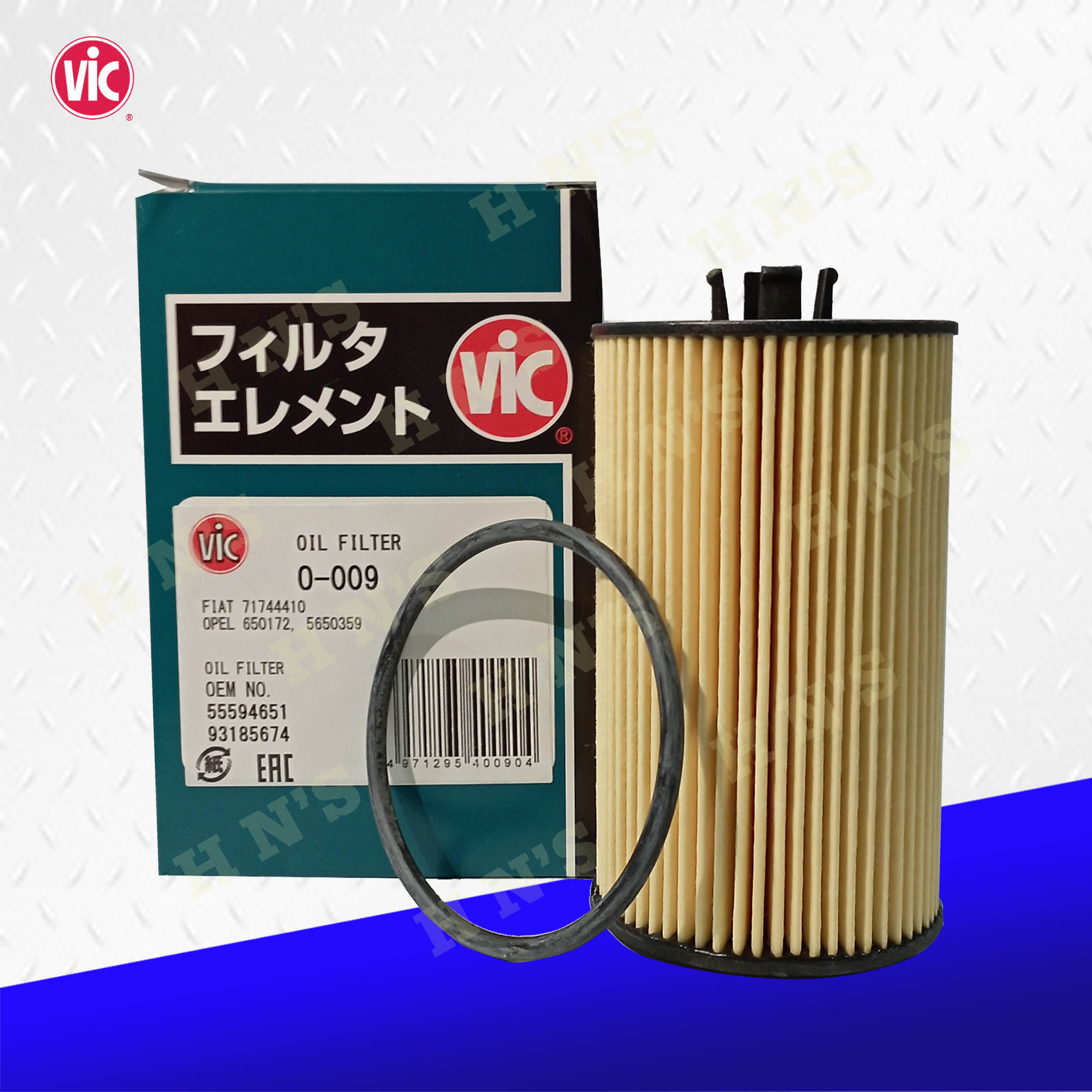 VIC Oil Filter O-009 for Chevrolet Sonic (manual) 2012 - 2017 ...