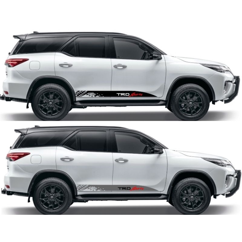 Toyota Fortuner TRD Sport Car Side Sticker Design Decals 2pcs | Lazada PH