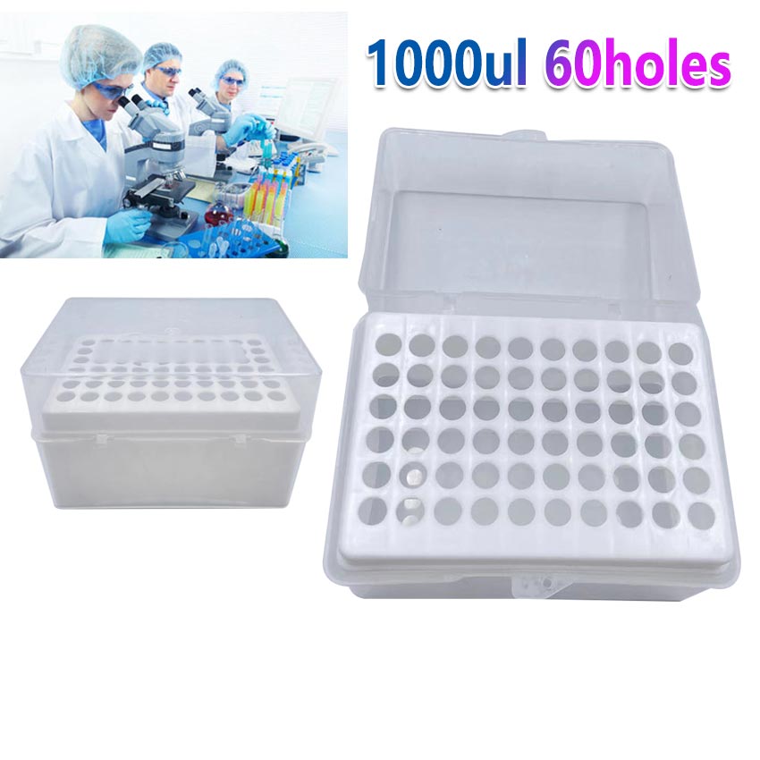Laboratory Plastic Pipette Tip Box 1000ul Pipette Pipettor Tip Holder ...