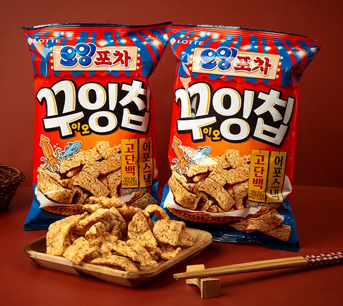 Korea Lotte Oing Pocha Cuioing Chips (3 x 60g) | Lazada PH