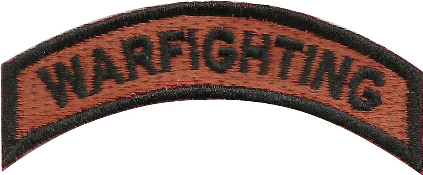 WAR FIGHTING TAB (RED) WITH VELCRO, SCOUT RANGER TAB (RED) WITH VELCRO ...