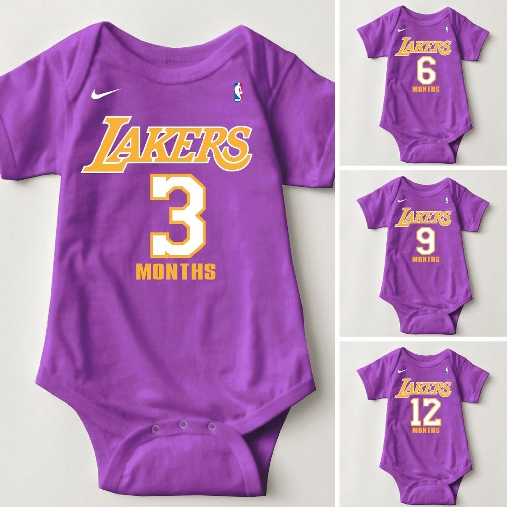 Baby Monthly Onesies - Basketball Jersey LA Lakers | Lazada PH