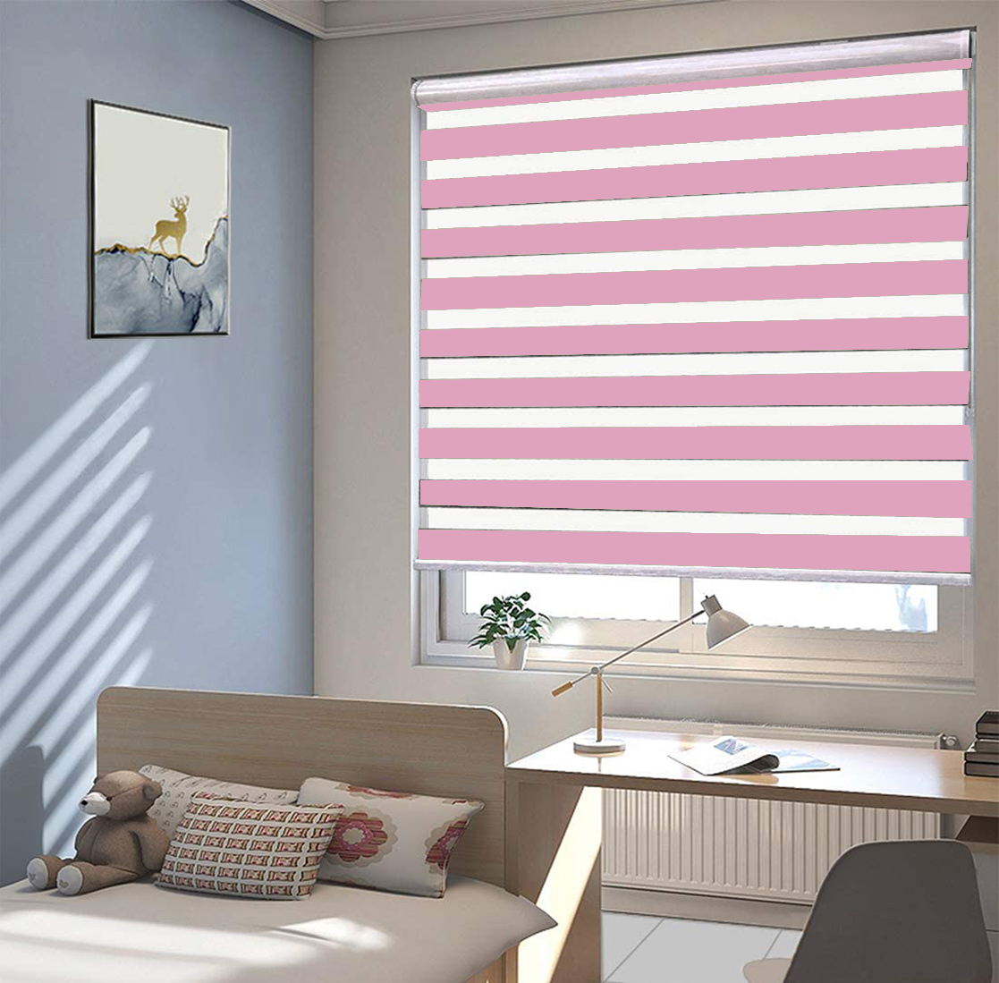 Angie Lowland PH Korean Combi Blinds Duo Roller Blinds for Bedroom ...