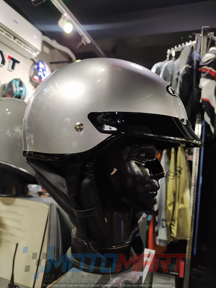 HJC HALF FACE HELMET CS-2N SILVER | Lazada PH