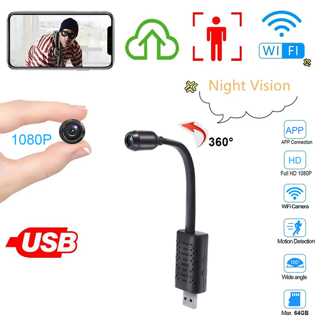 cctv camera connect to cellphone with voice Hidden Camera Mini Camera ...