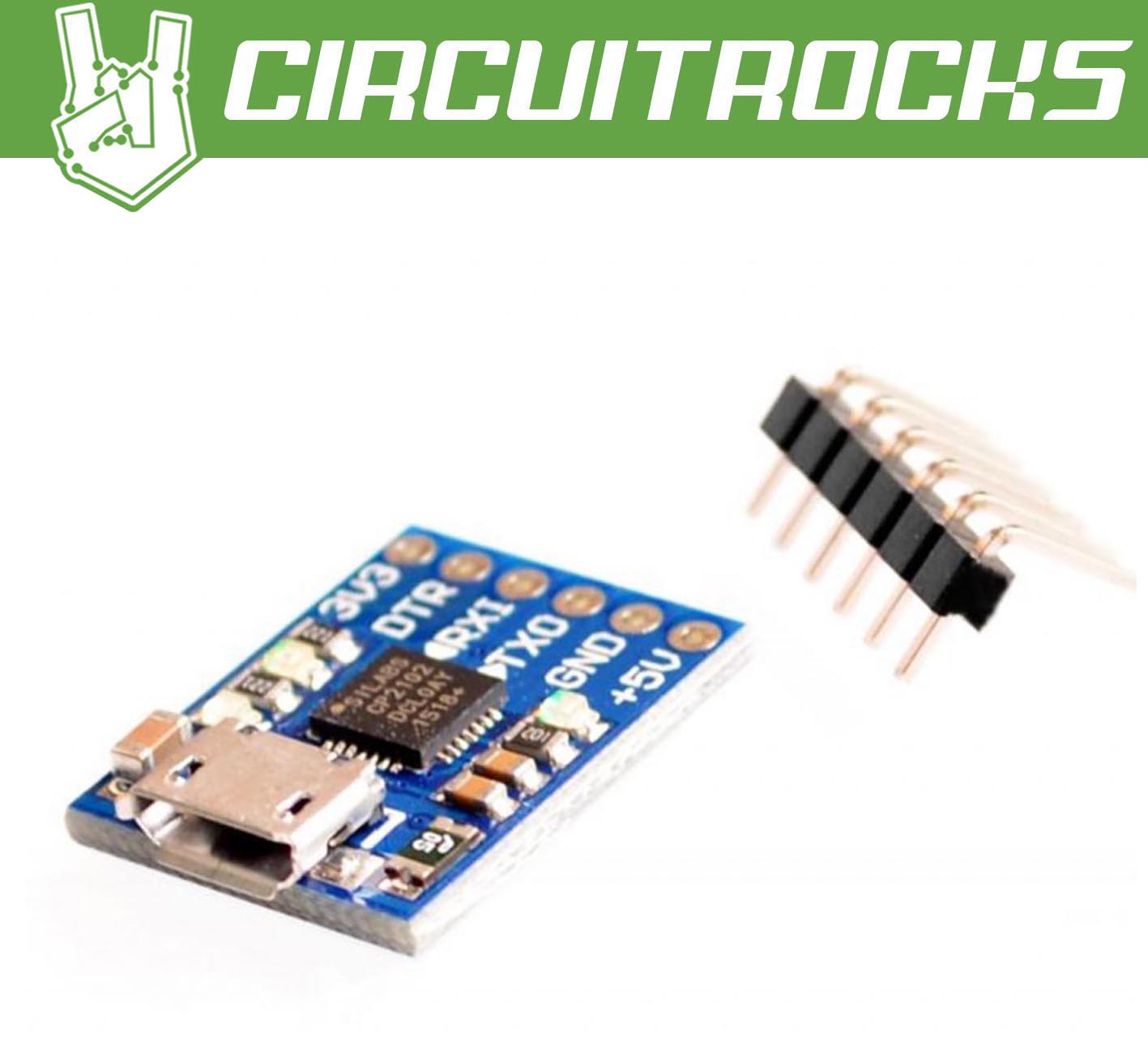 Circuitrocks CP2102 Micro USB to UART TTL Module | Lazada PH