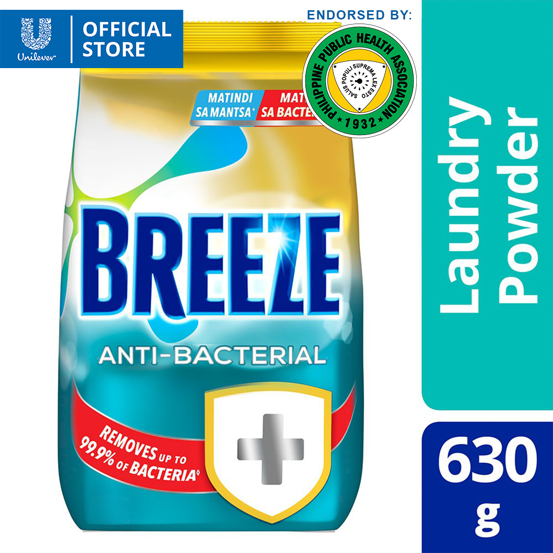 Breeze Anti-Bacterial Powder Detergent 630g | Lazada PH
