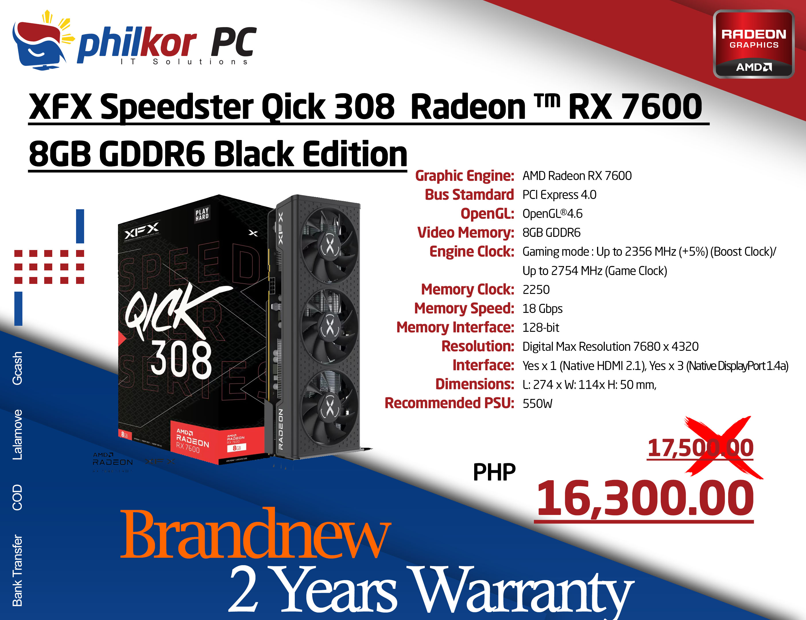 SUPPER SALE!!!! Brandnew Radeon AMD Graphics Card, RX 6600, RX 7600, RX ...
