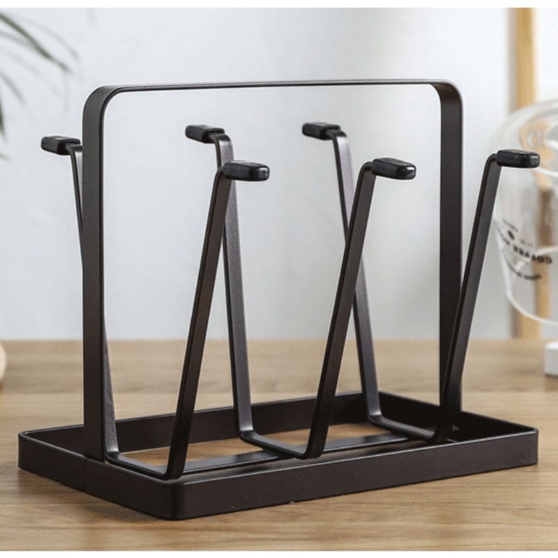 Creative Wrought Iron Cup Holder Drain Cup Shelf Household Cup Rack ...