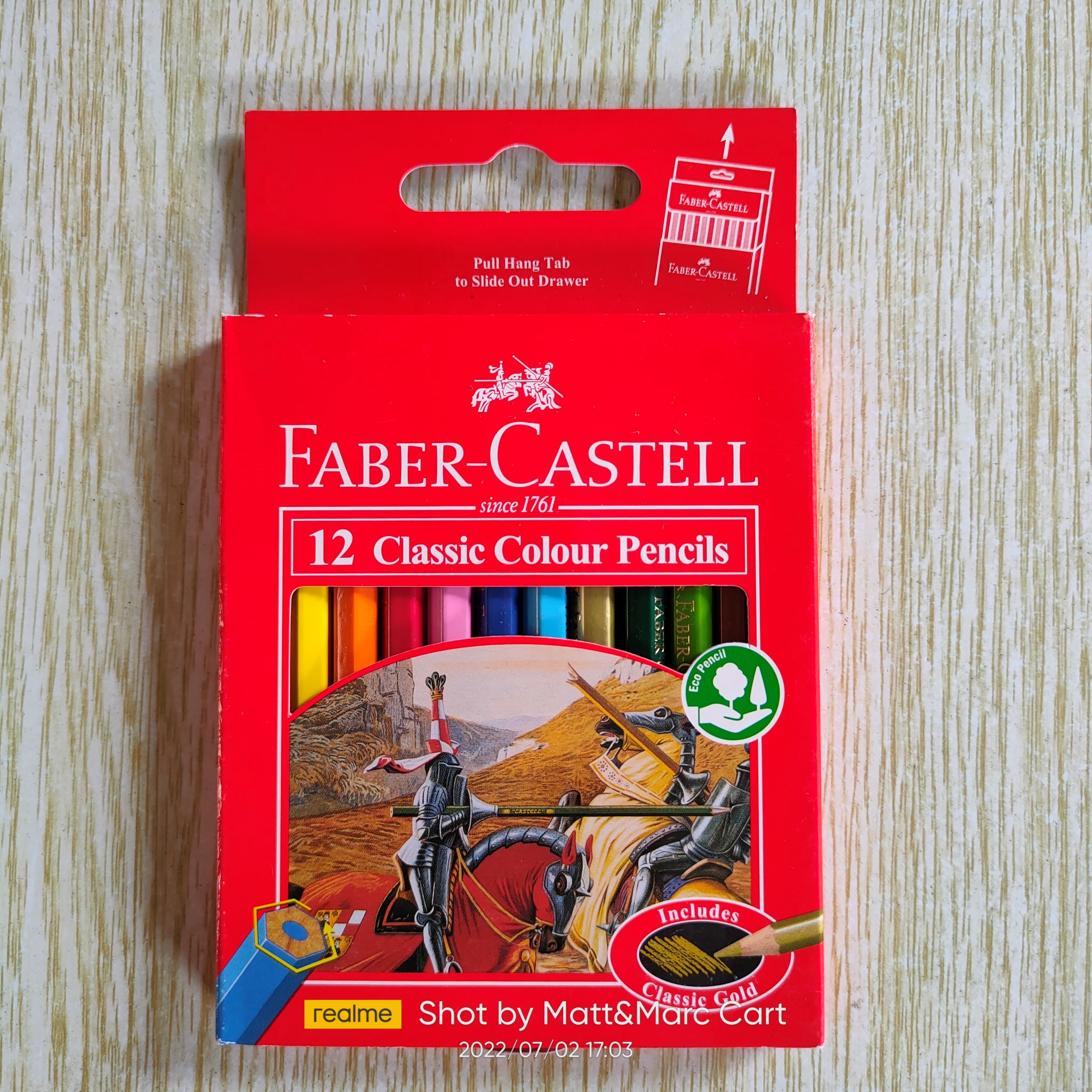 Faber-Castell Classic Colour Pencils 12s Long Short Made in Indonesia ...