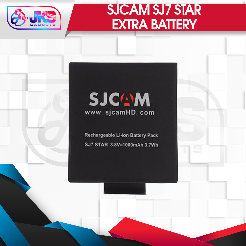 Authentic SJCAM SJ7 Star Battery Backup Li-ion Battery 1000mAh | Lazada PH