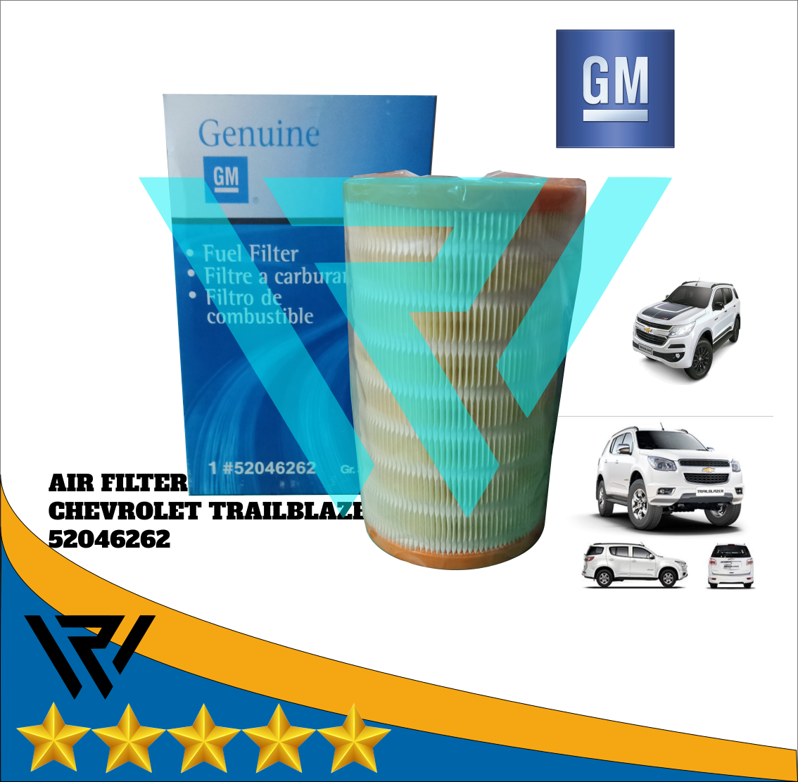 AIR FILTER (GM 52046262) FOR CHEVROLET COLORADO & TRAIL BLAZER 2012 ...