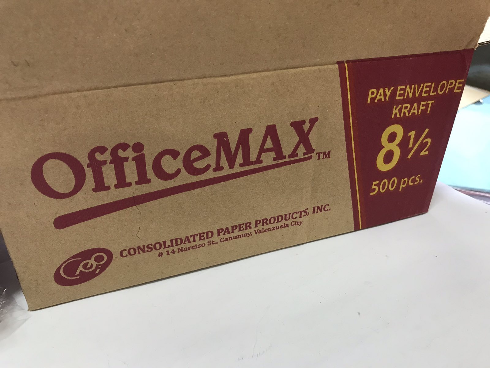 OfficeMax Pay Envelope 8-1/2 | Lazada PH