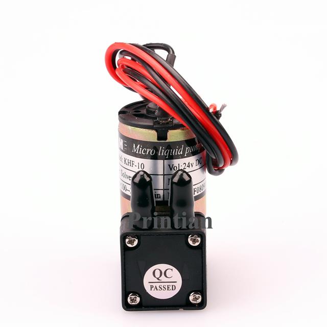 Dc 24v 3w 100-200ml/min Ink Pump For Inkjet Solvent Printer Khf-10 ...