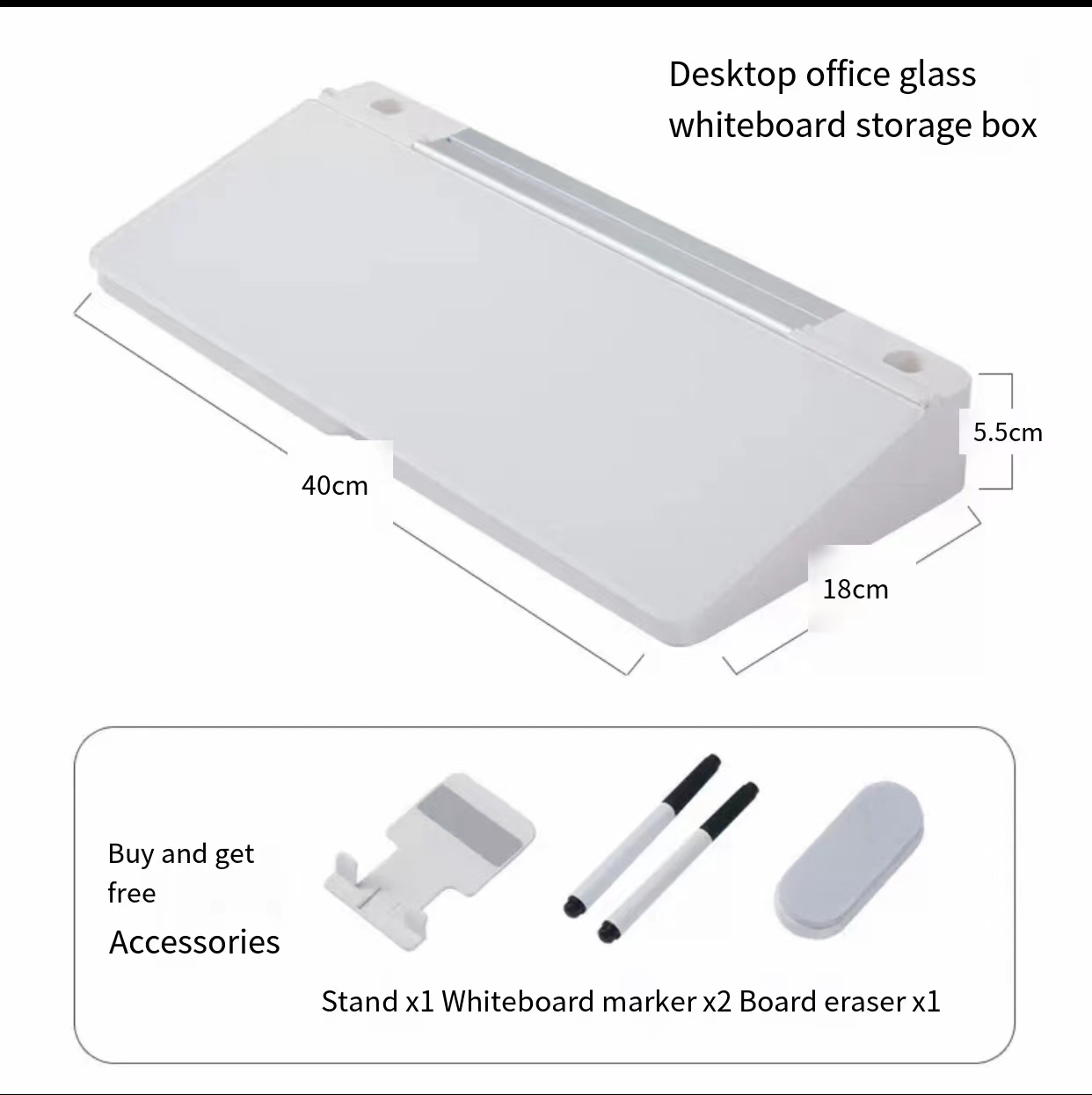 Desktop office glass whiteboard， Quartet Glass Desktop Computer Pad ...