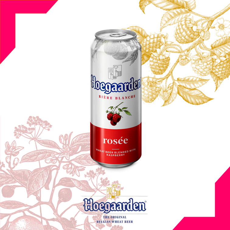 Hoegaarden Rosee Beer 500ml Can | Lazada PH